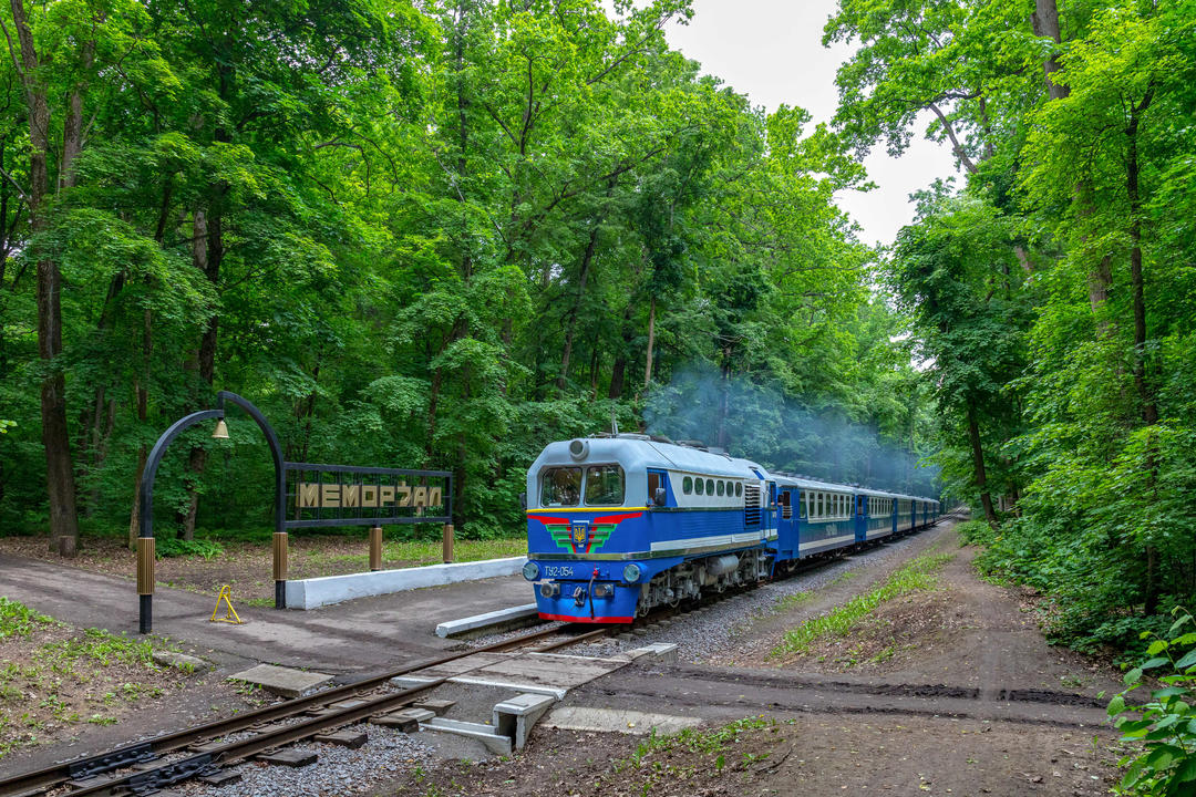 Детская железная дорога в Харькове, описание и режим работы