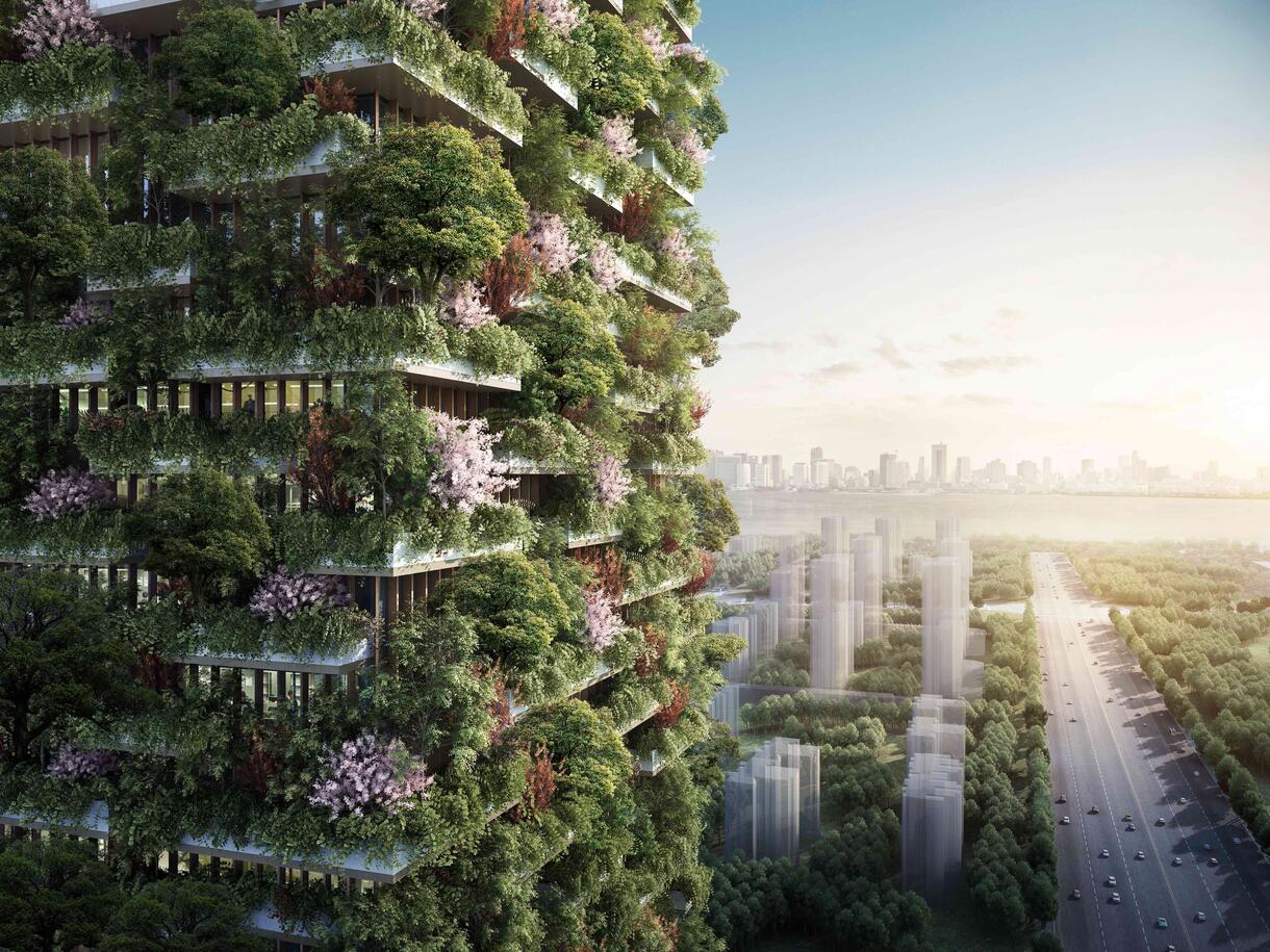 China has its first residential complex with a vertical forest - News ...