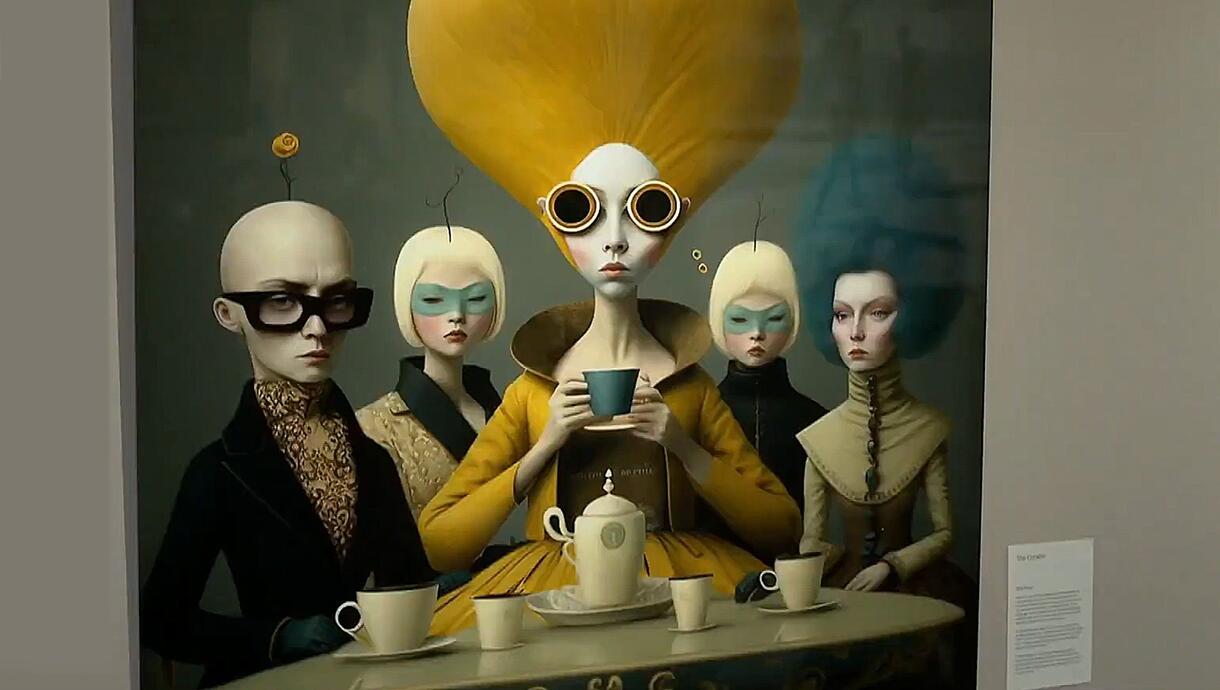 The world's first gallery created by artificial intelligence opened in ...