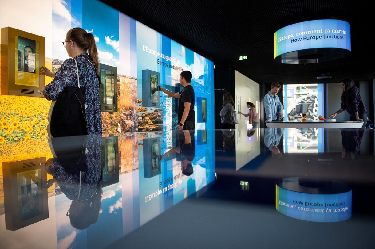 An immersive exhibition about the European Union opens in Paris - News ...