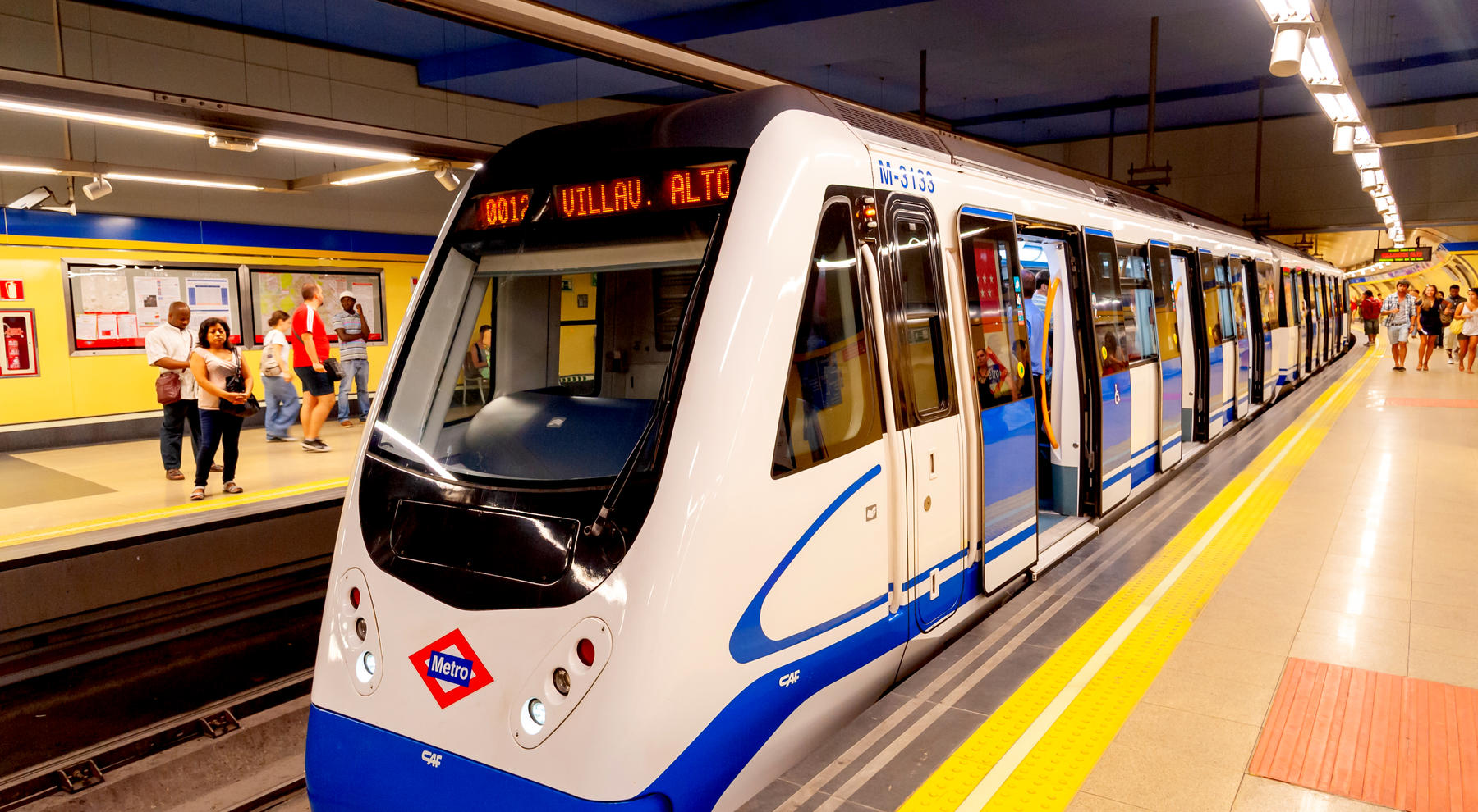 Madrid Metro Train
