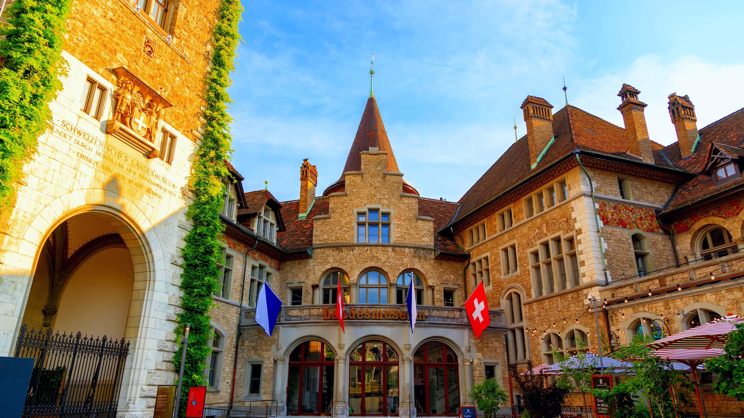 The Swiss National Museum - the largest repository in Zurich