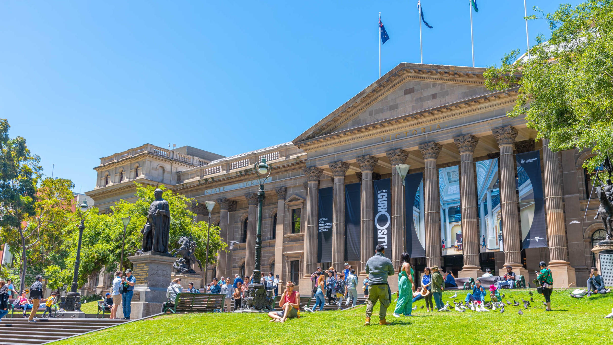 State Library of Victoria in Melbourne, history and description