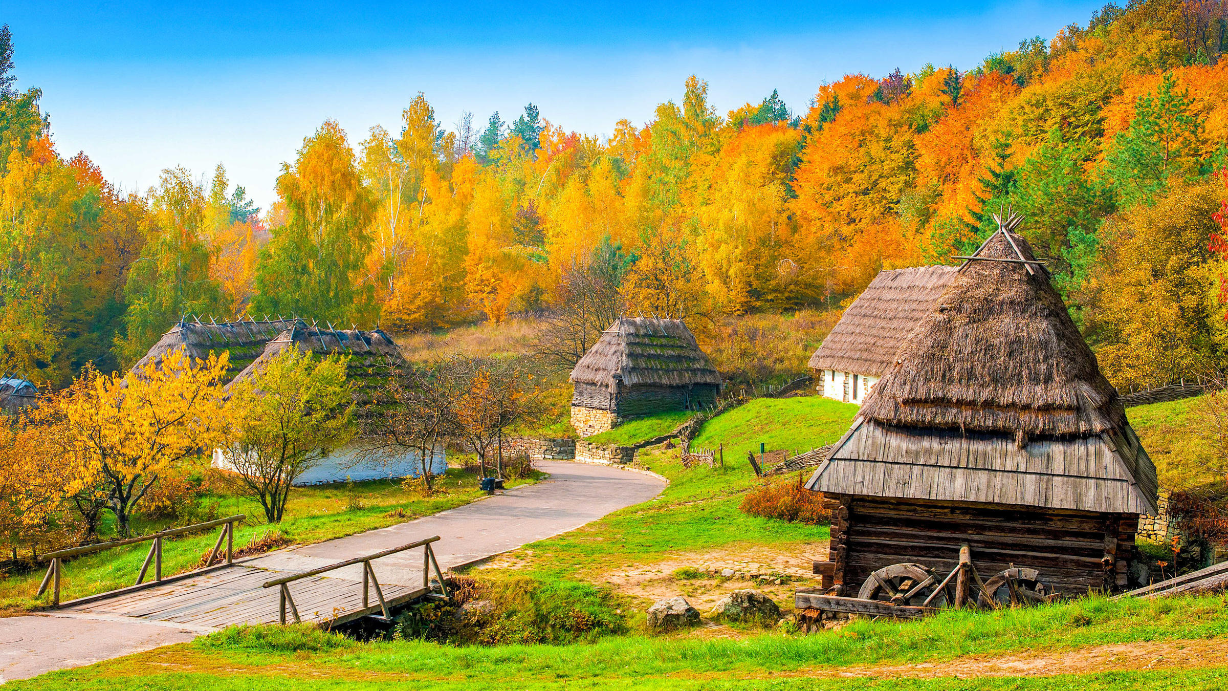 Пирогово в Киеве - Музей народной архитектуры и быта Украины, фото