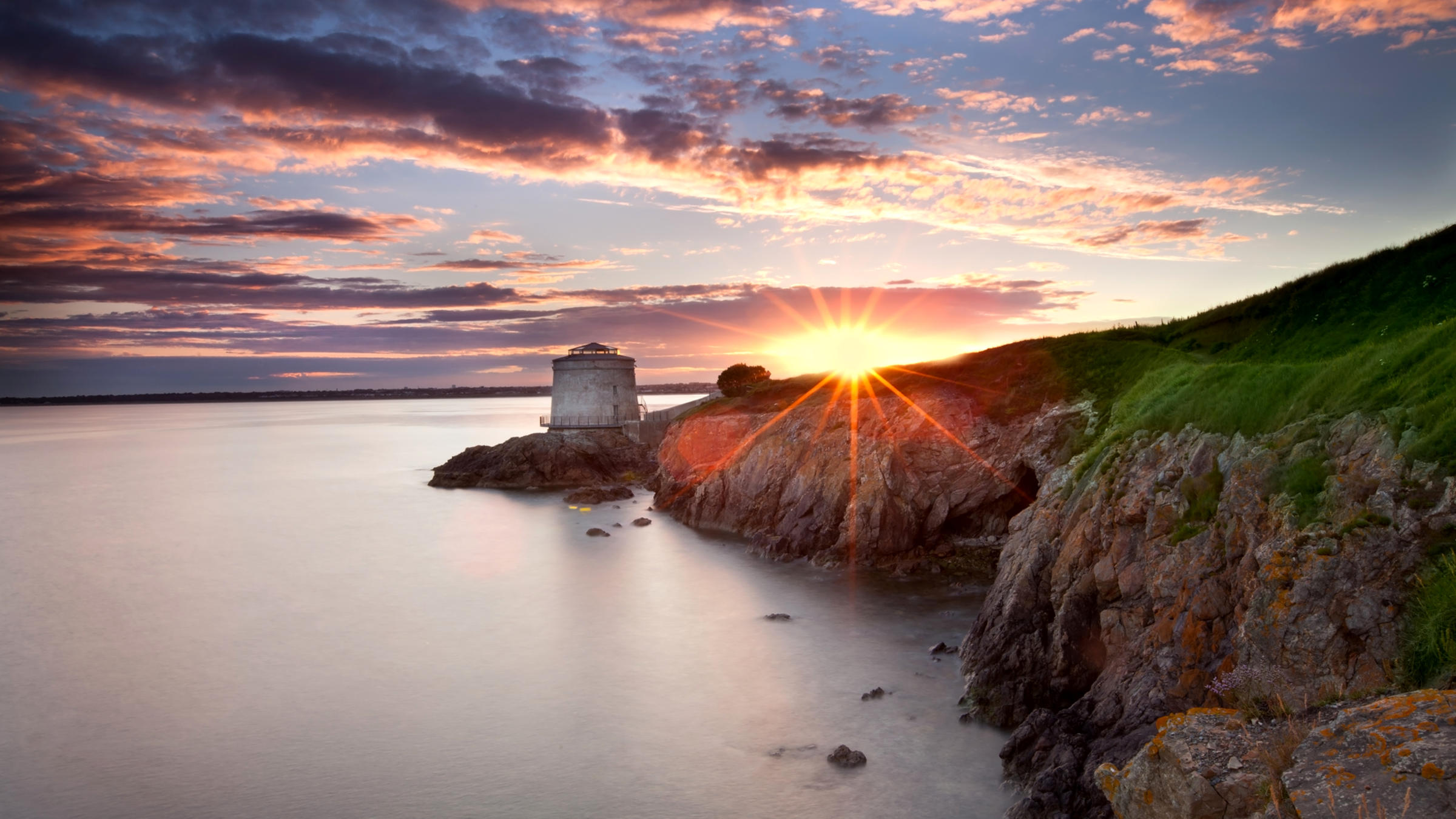 Martello Tower in Dublin. James Joyce Tower - Writer's Museum