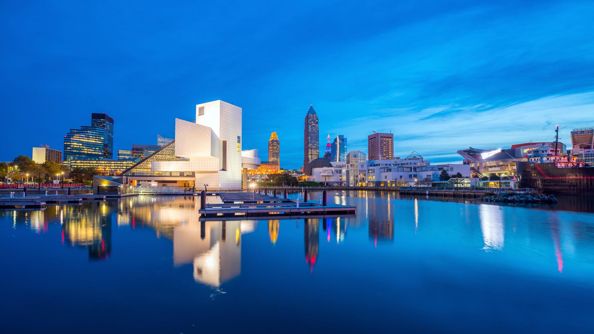 Mapa Del Río Ohio Con Ciudades