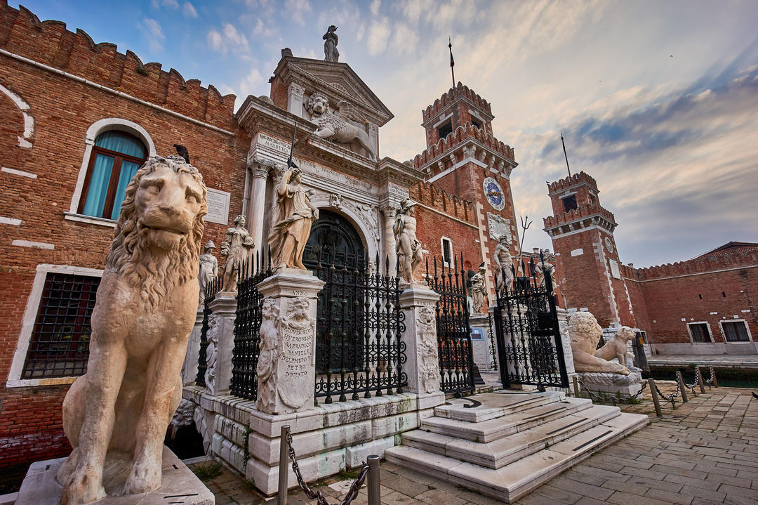 Venetian Arsenal - a complex of former shipyards in Venice