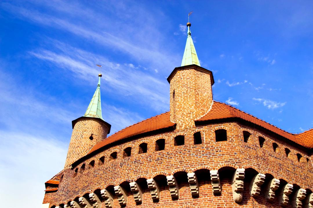 The Barbican in Krakow - a typical fortification of the 15th century