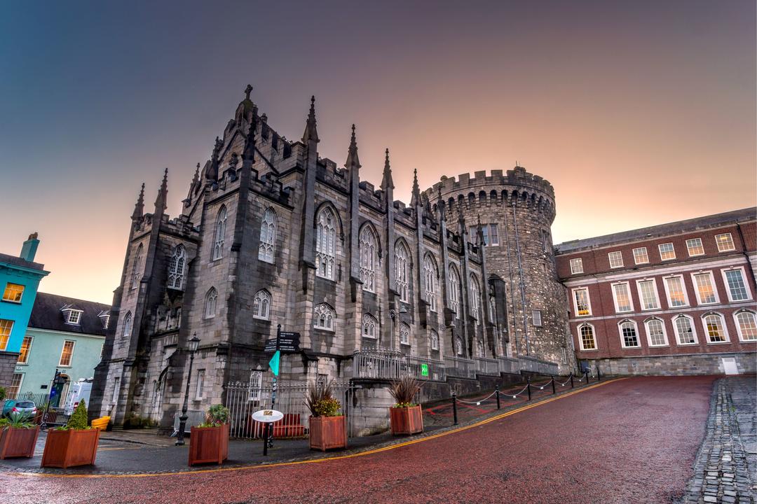 Dublin Castle - the residence of the British kings in Ireland