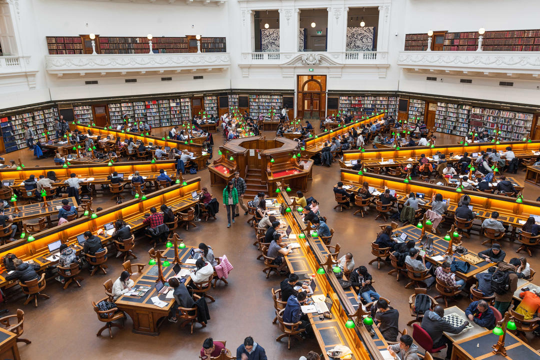 State Library of Victoria in Melbourne, history and description